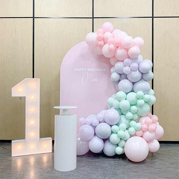 Pastel Birthday Decoration – Partybox Entertainment